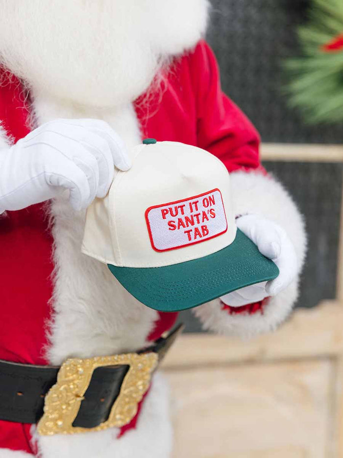 "Put It On Santa's Tab" Hat - Southern Made